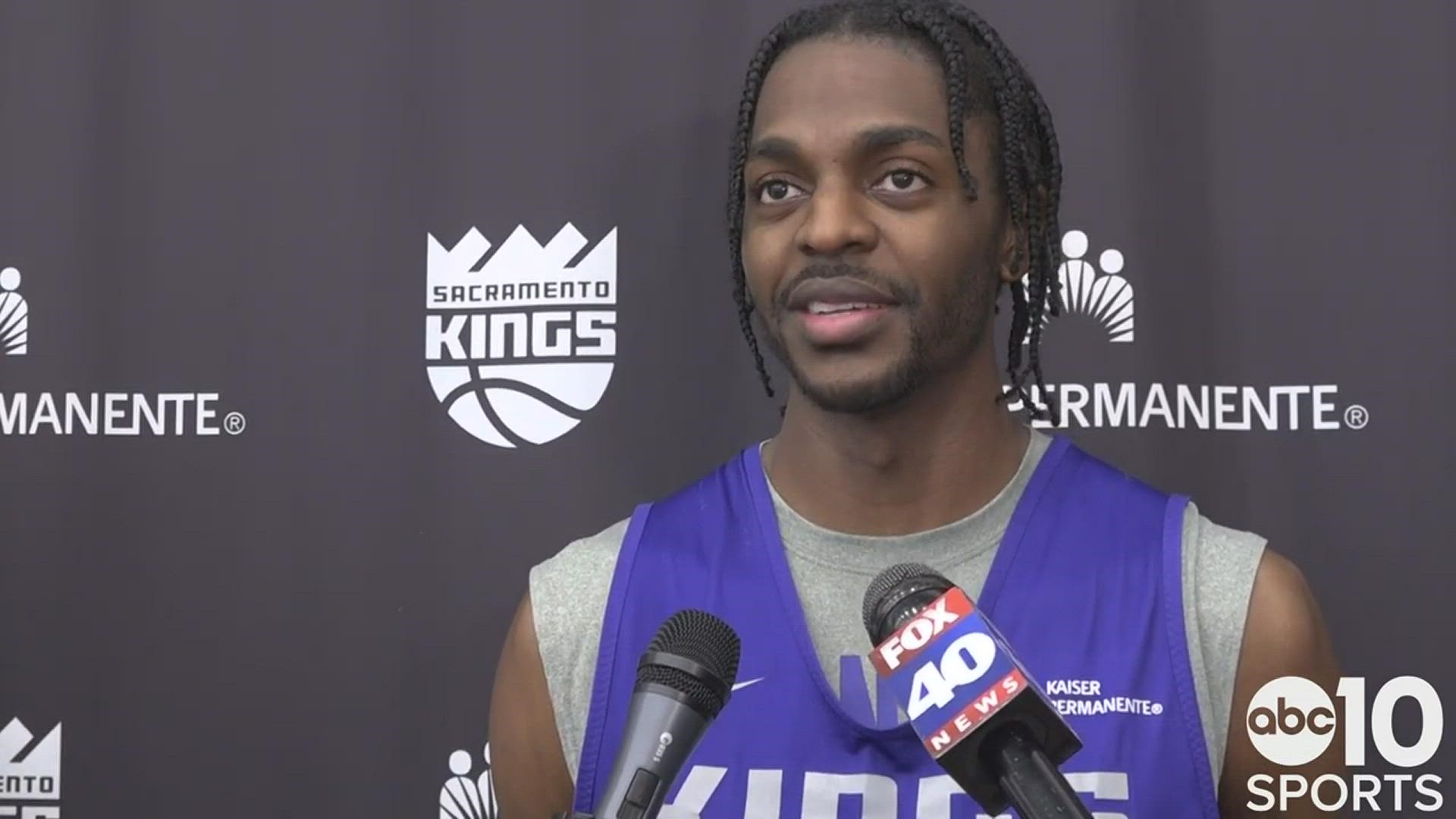 Justin Holiday discusses Kings being without De’Aaron Fox in loss to ...