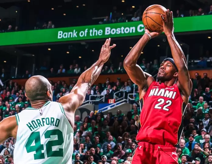 Jimmy Butler's two-way show powers Heat to claw first blood win vs ...