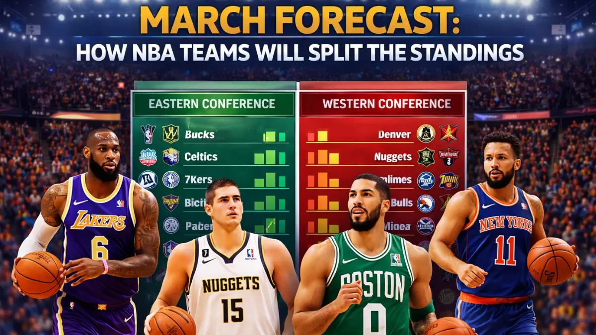 2026 NBA March Standings Forecast: East and West Playoff Race ...